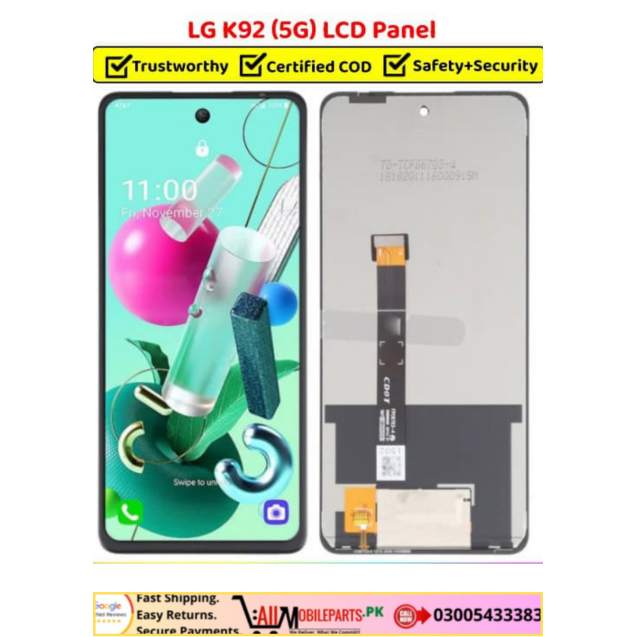 LG K92 5G LCD Panel